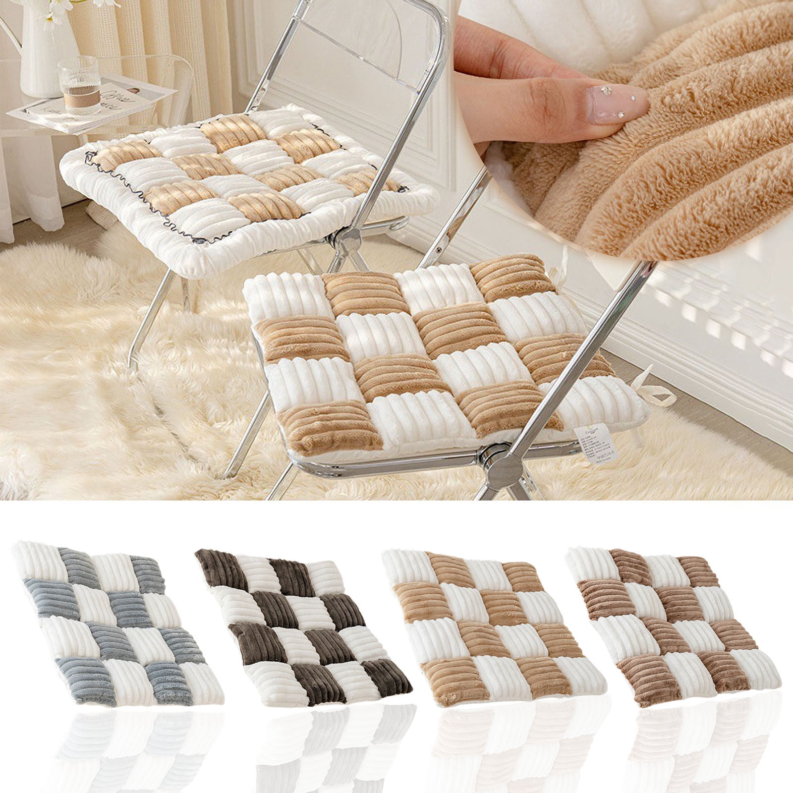 Cotton Table Chair Cushion, Ergonomic Home Office Student, Breathable ...