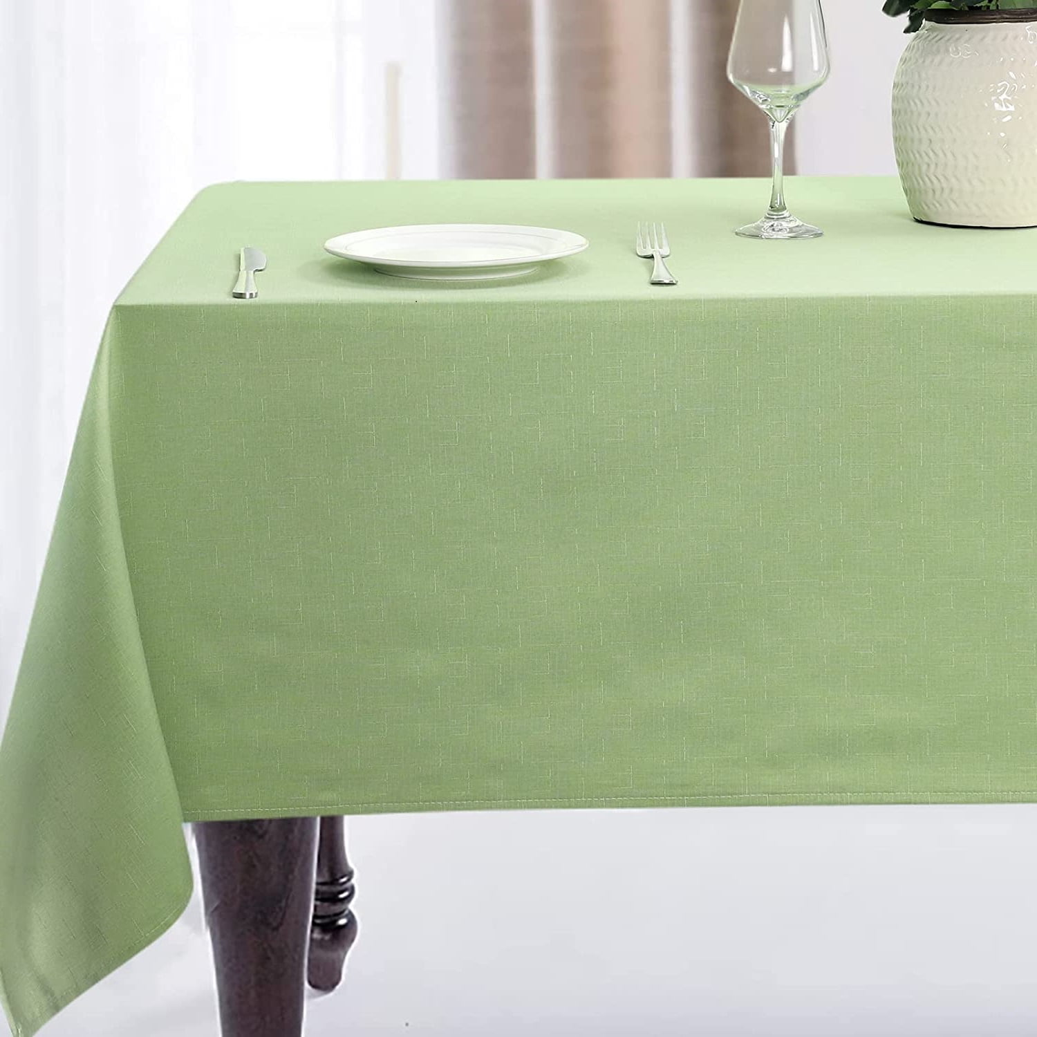 Cotton Table Cloths – Rectangle Cloth for Kitchens, Weddings, Dinning ...