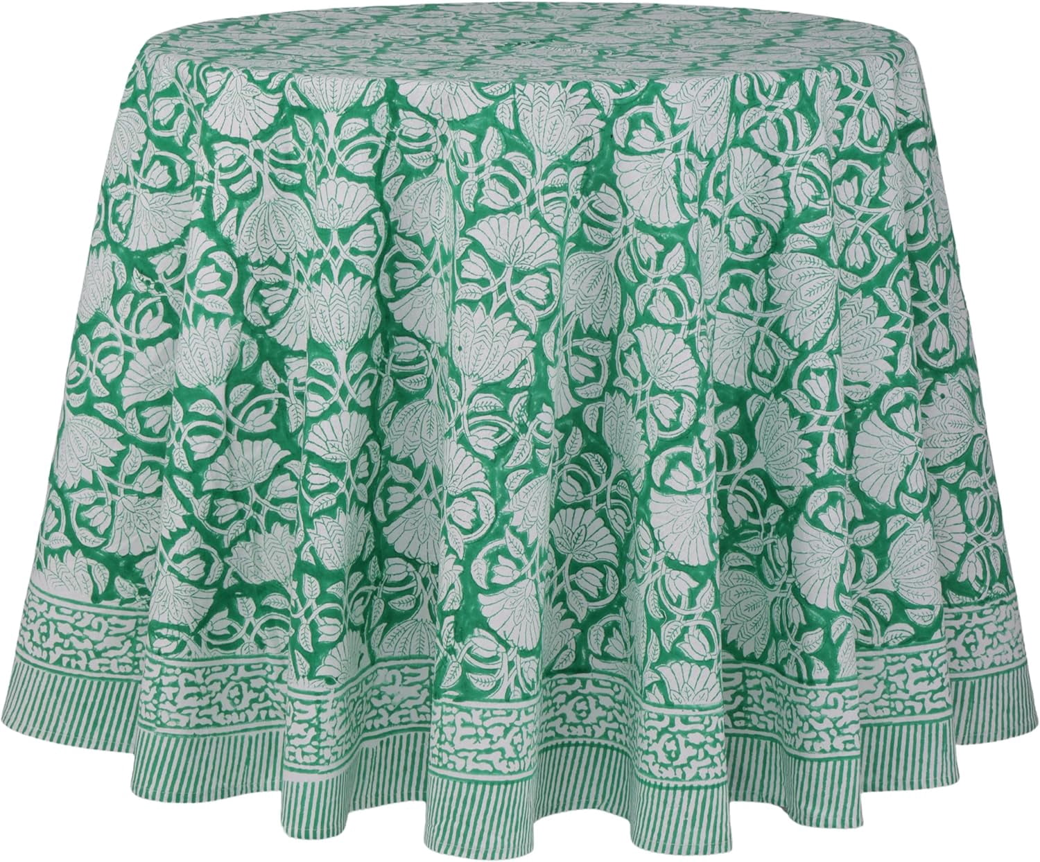 Cotton Tablecloth Amalfi Blue 72" X 140" Rectangle - Walmart.com