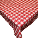 Cotton Tablecloth Checkered Print Tavern Check Red - Walmart.com