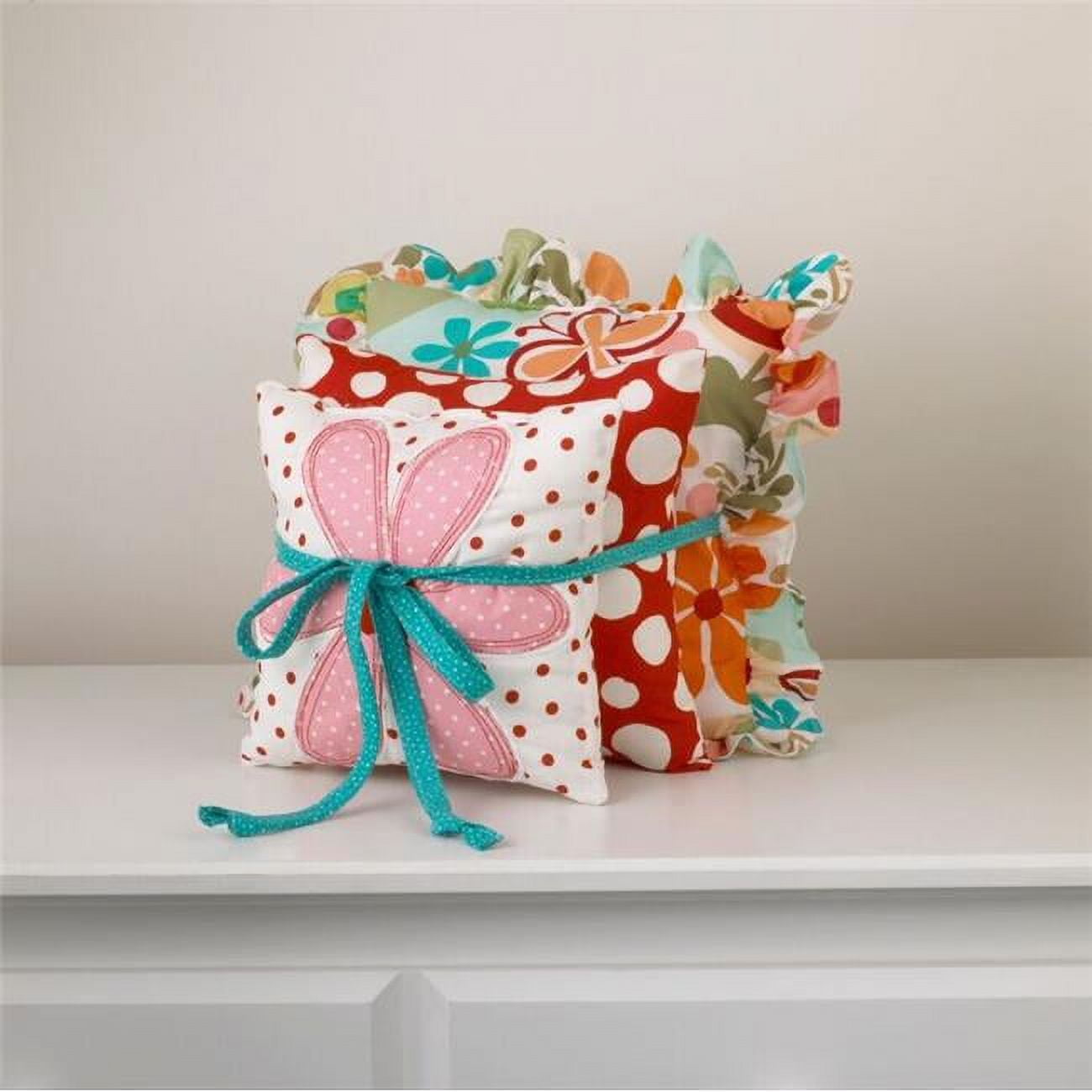 Cotton Tale Lizzie Multi Colored Floral Standard Ruffle Pillow Sham ...