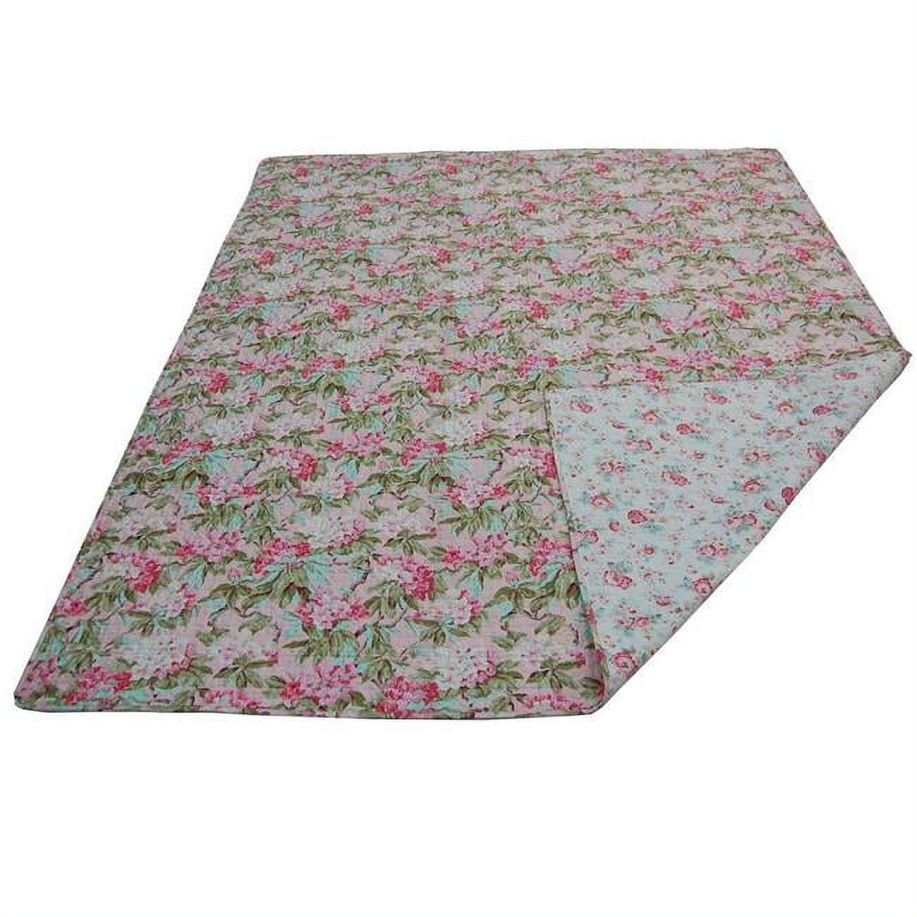 Cotton Tale Tea Party Shabby Chic Floral Reversible Twin Quilt ...
