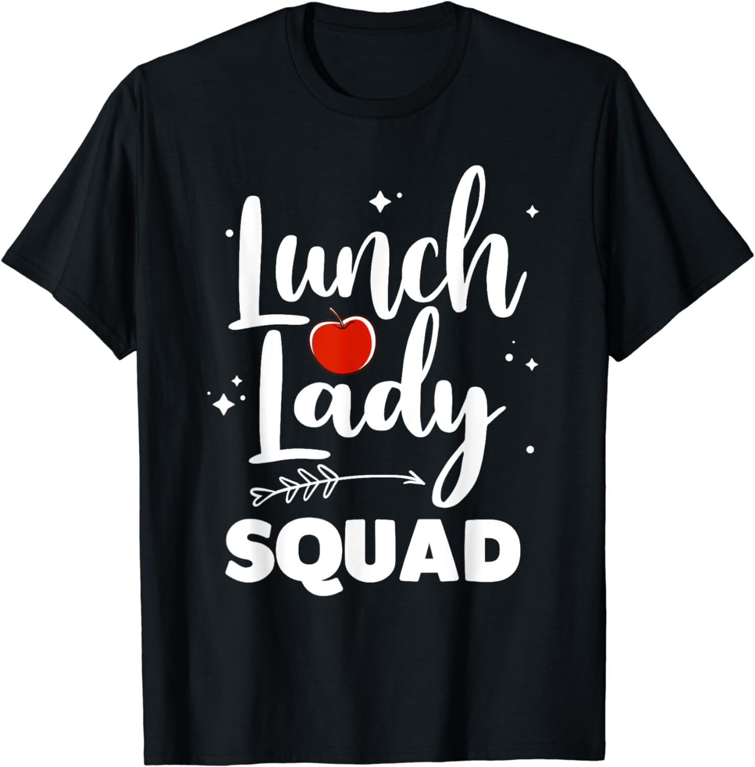 Cotton Tee Cute Lunch Lady Art Women Girl Lunch Cafeteria Monitor Lover ...