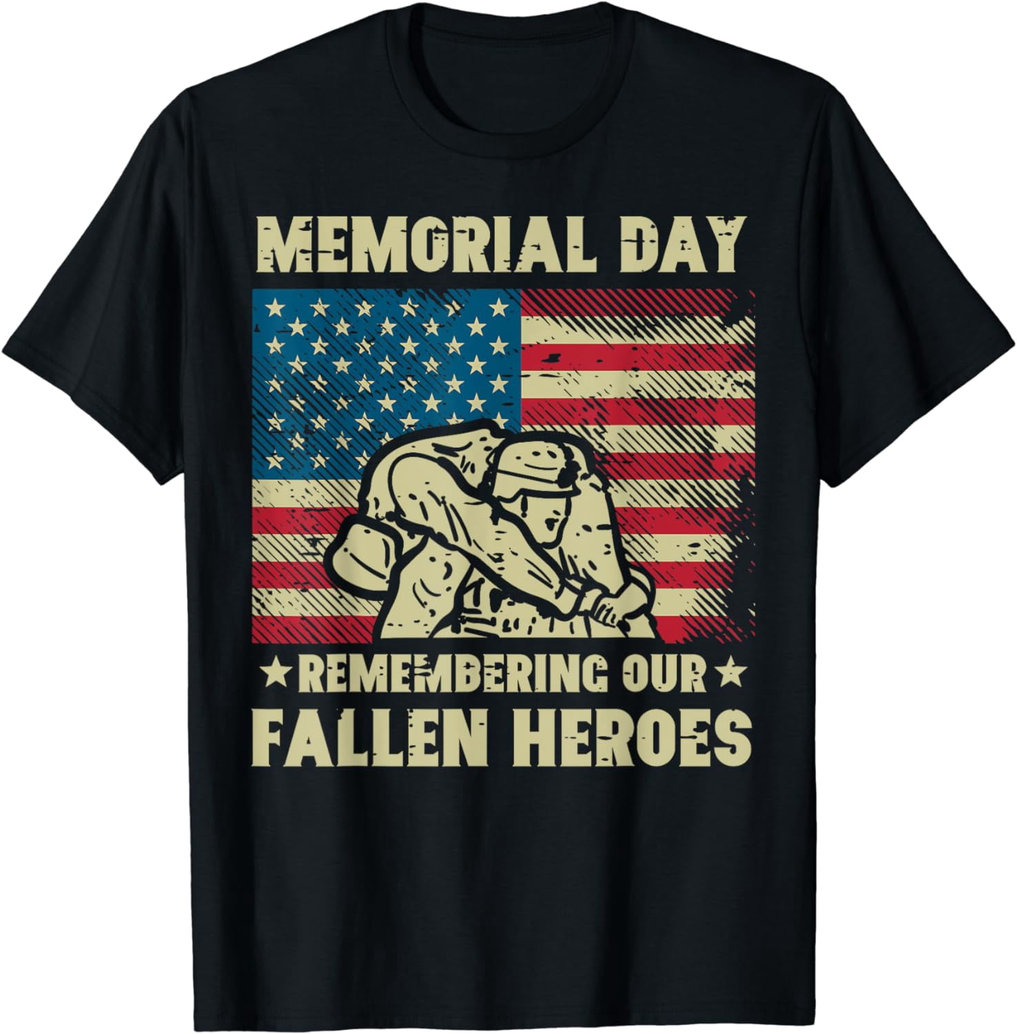 Cotton Tee Memorial Day Remembering Our Fallen Heroes Men Women Kids T ...