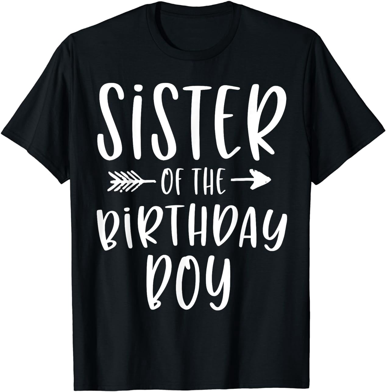 Cotton Tee Sister of the Birthday Boy Sibling Birthday Party T-Shirt ...
