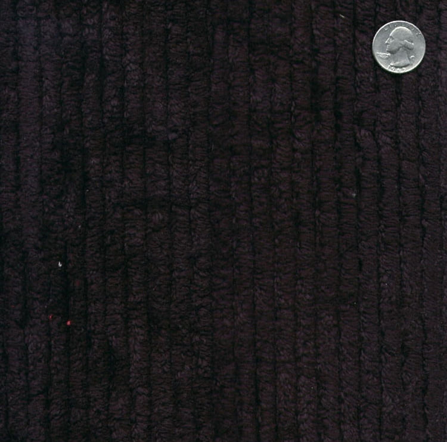Cotton Terry Chenille Fabric by the Yard - Black (TC0509-596) - Walmart.com