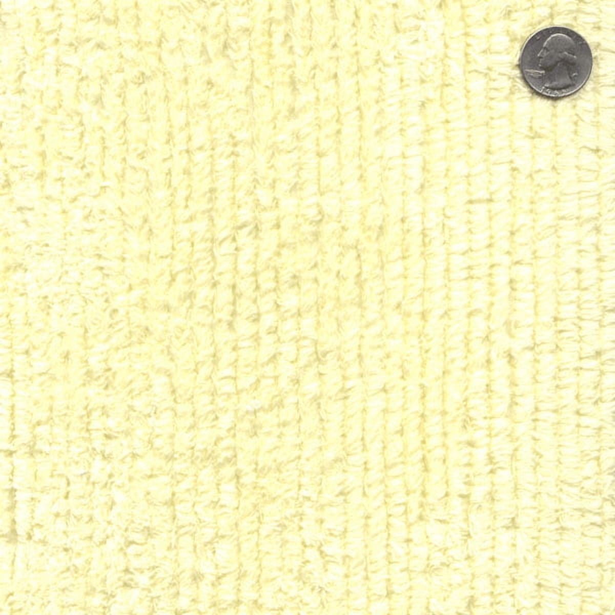 Cotton Terry Chenille Fabric by the Yard - Maize Yellow (TC-0512-596 ...