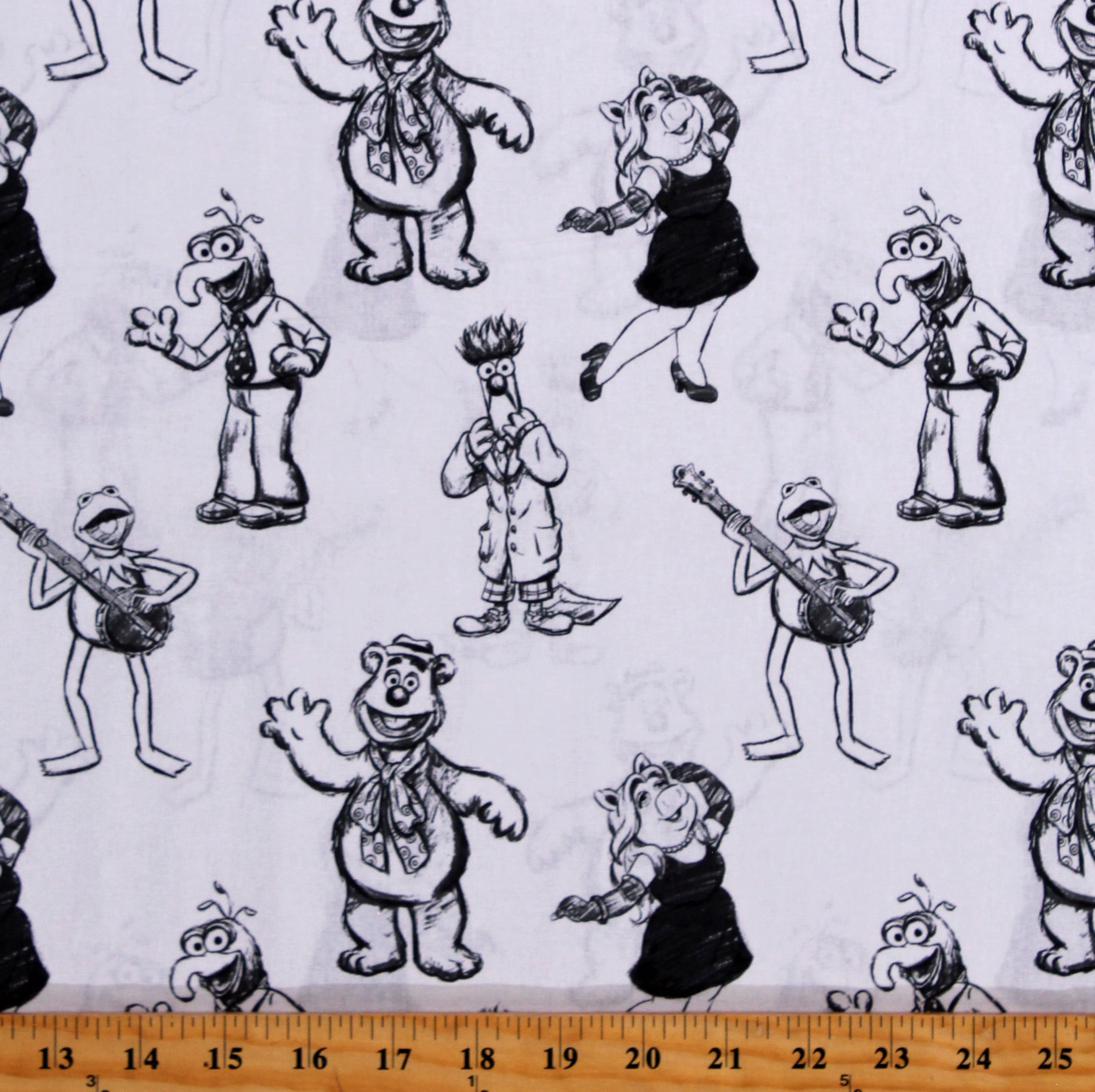 Cotton The Muppets Characters Kermit the Frog Gonzo Fozzie Bear Kids ...