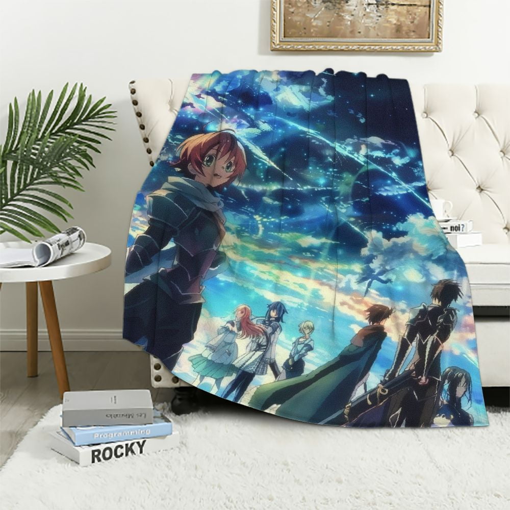 Cotton Throw Blanket Anime Sword Art Online Blanket Air Conditioner ...