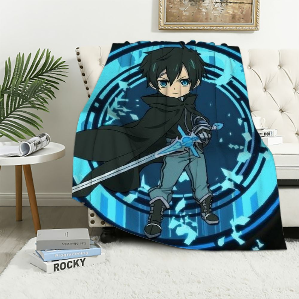 Cotton Throw Blanket Anime Sword Art Online Blanket Air Conditioner ...