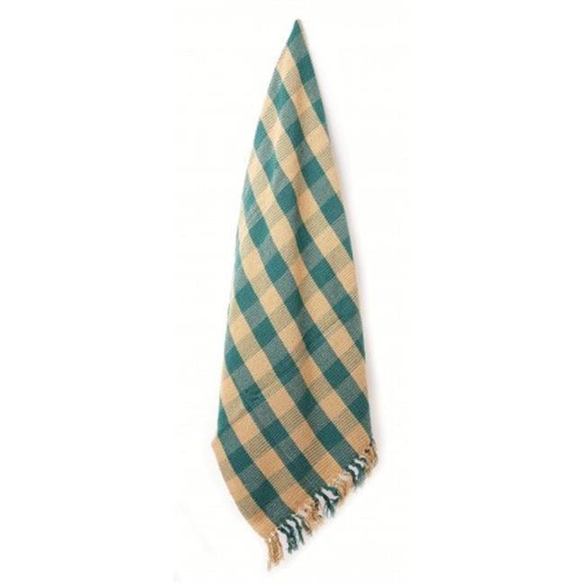 Cotton Throw, Green Check - Walmart.com