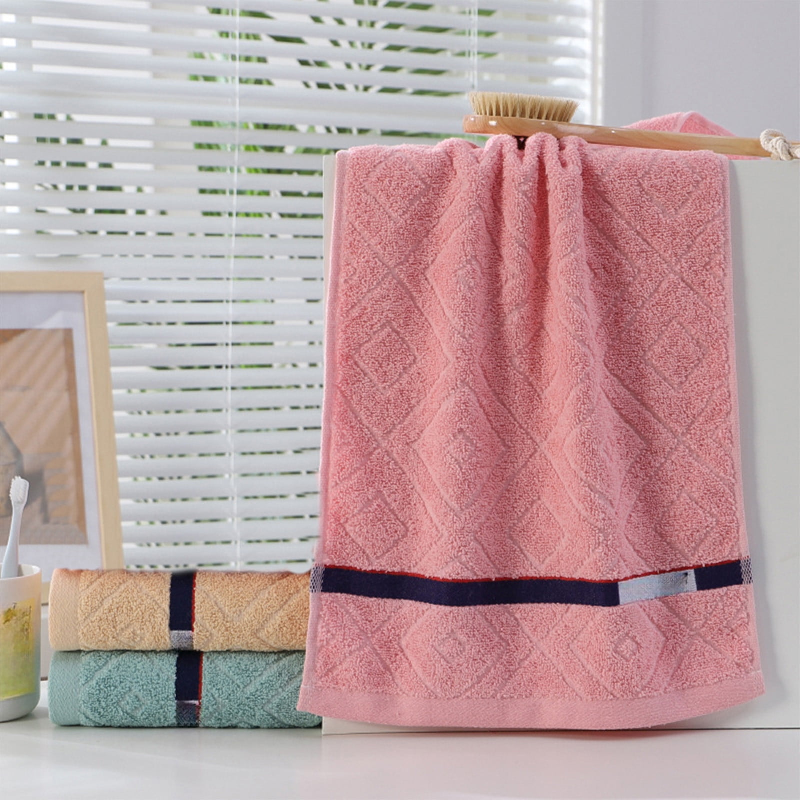 Cotton Towel Gift Set Embroidered Face Towels Thickened Absorbent Soft ...