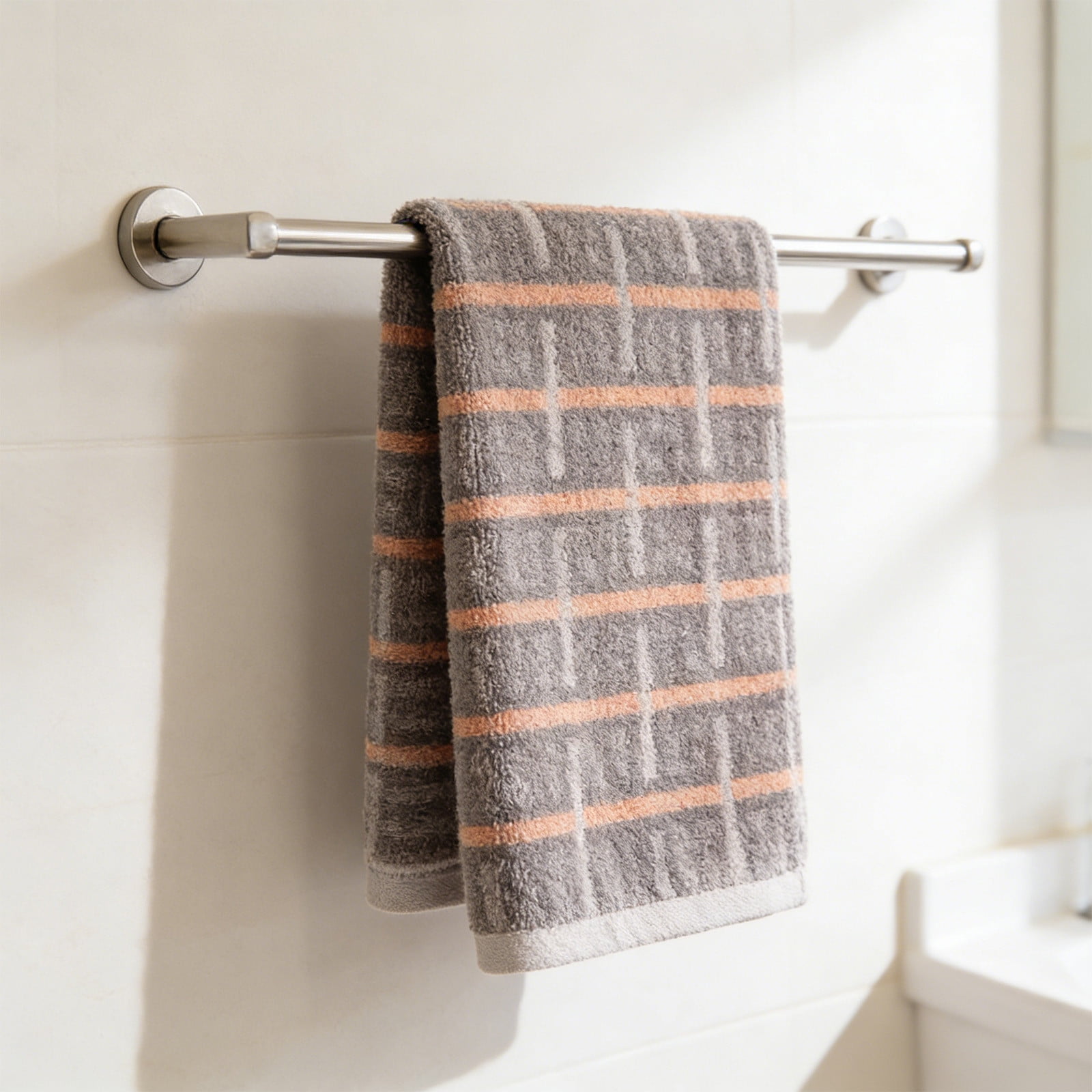 Cotton Towel Orange Pure Cotton Towel 1-Pack Vintage Colored Face and ...