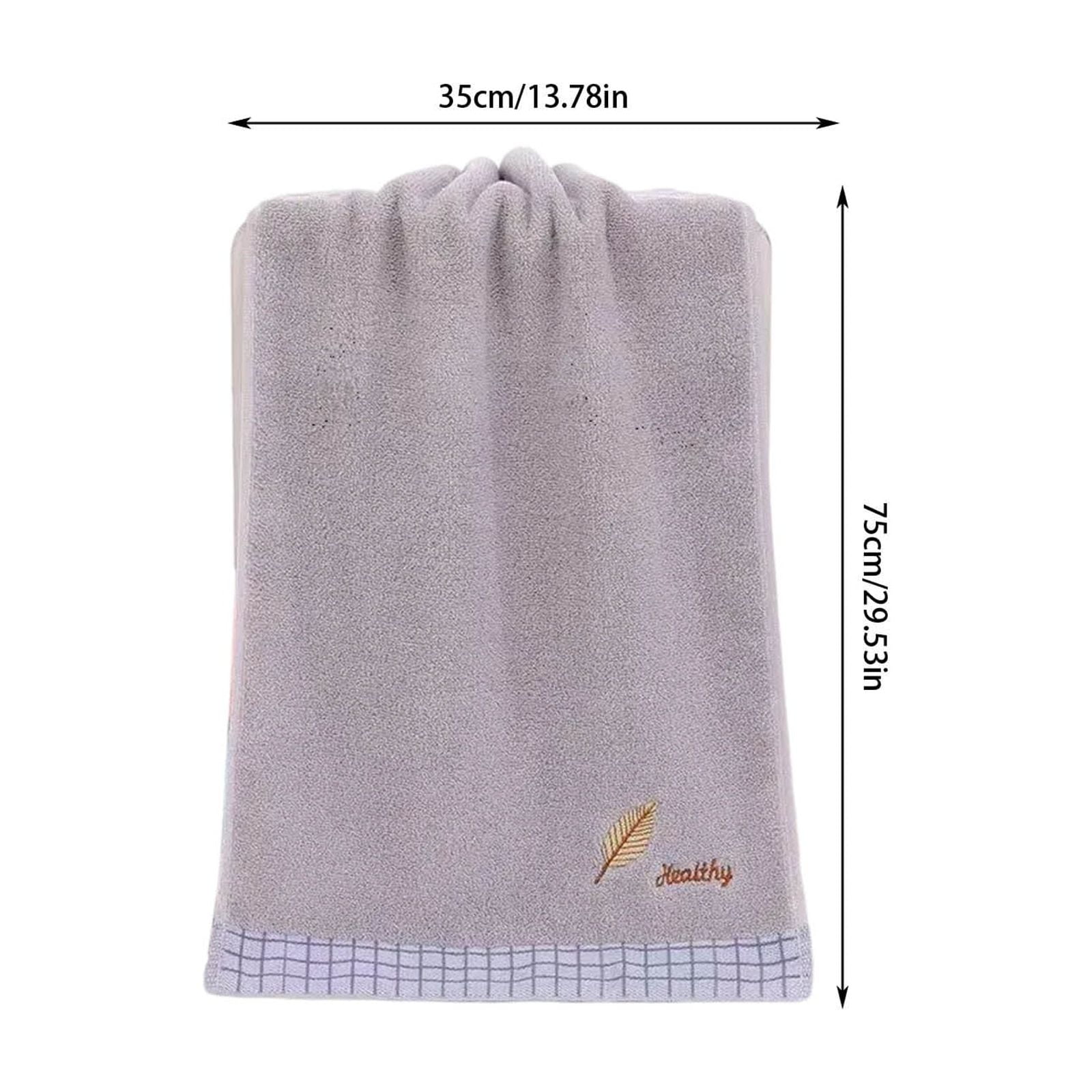 Cotton Towels Towel Leaves Embroidered With Letters Absorbent For The ...