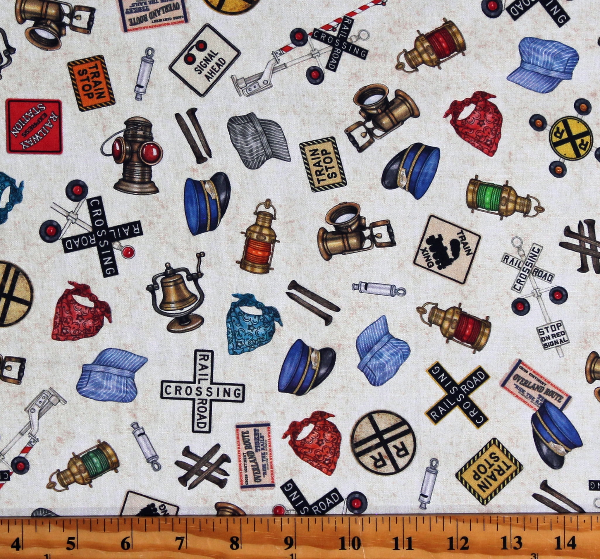 Cotton Trains Railroad Crossing Signs Gear Equipment Conductors Hats ...