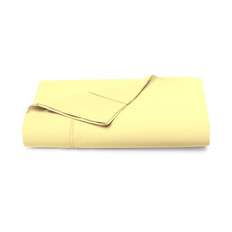 Cotton Twin XL Flat Sheet Mellow Yellow, 1pc 100% Long Staple Cotton ...