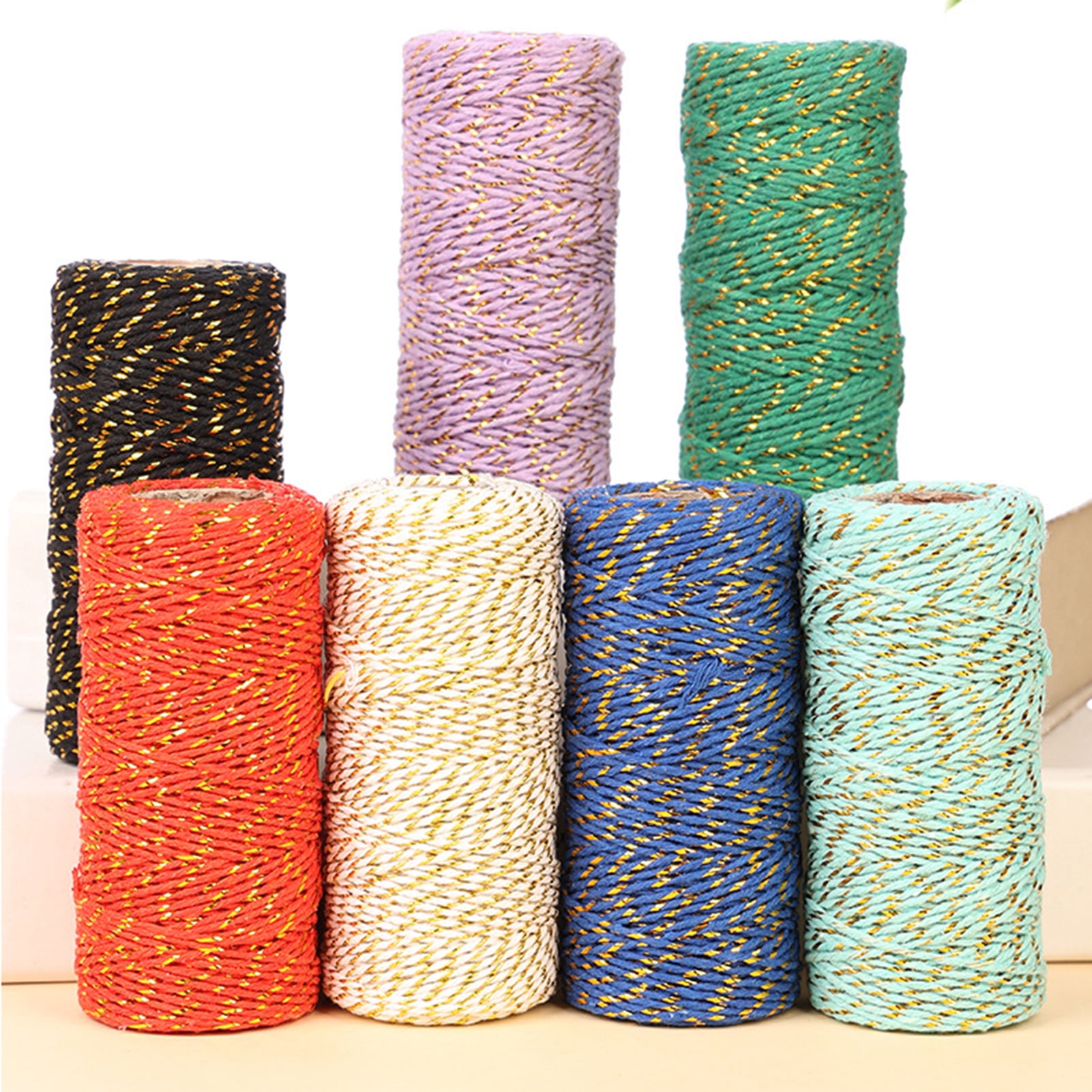 Cotton Twine Gift Wrapping Rope, 1640 Feet 500m Cotton Bakers Twine ...