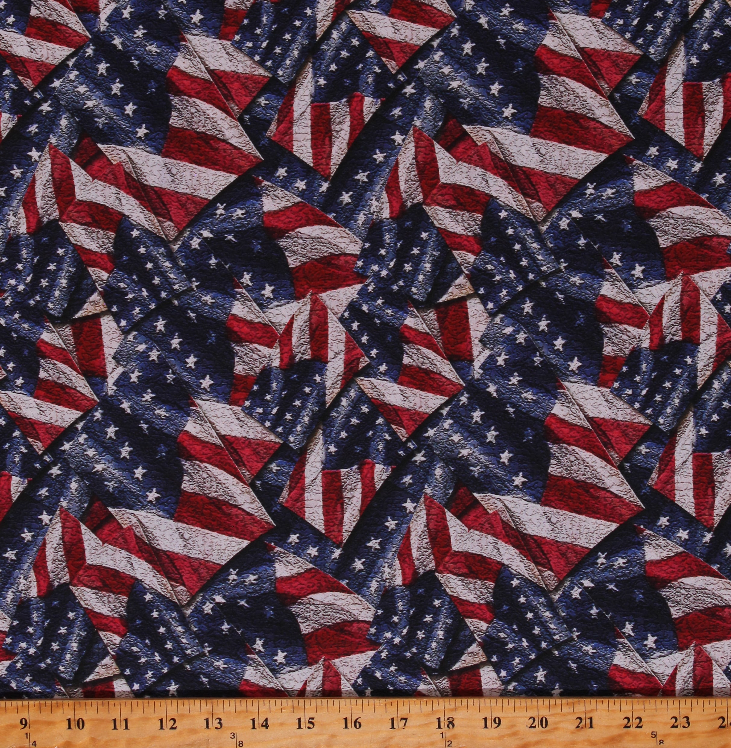 Cotton USA Flag United States of America Patriotic Independence Day 4th ...