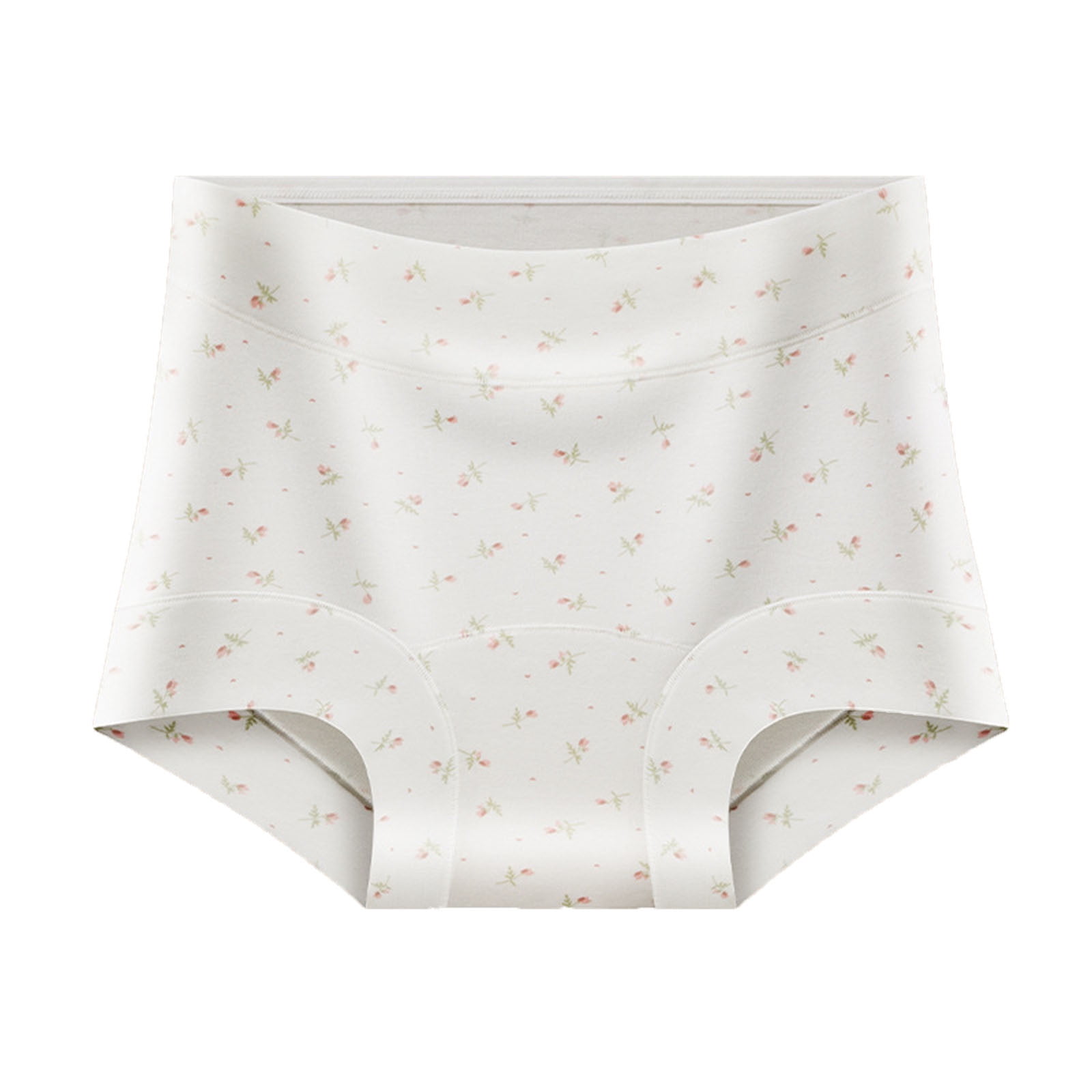 Cotton Underwear for Women Seamless Full Coverage No Show Panties Mid ...