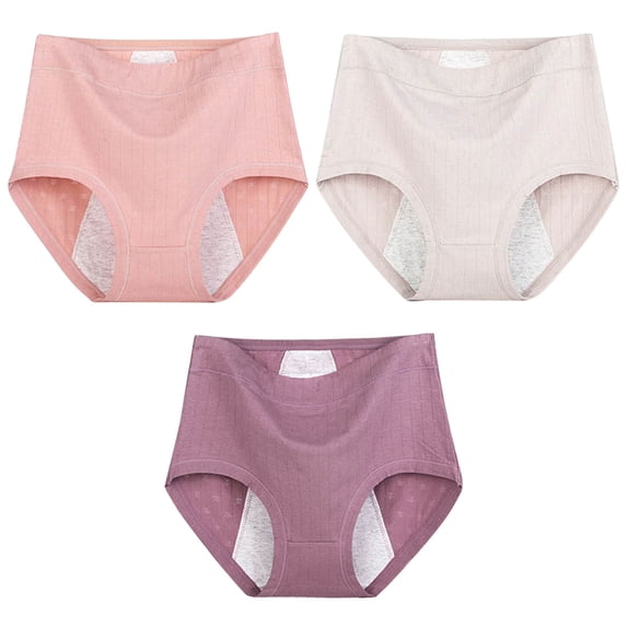 Cotton Underwear for Women High Waisted Large Size Hygroscopic ...