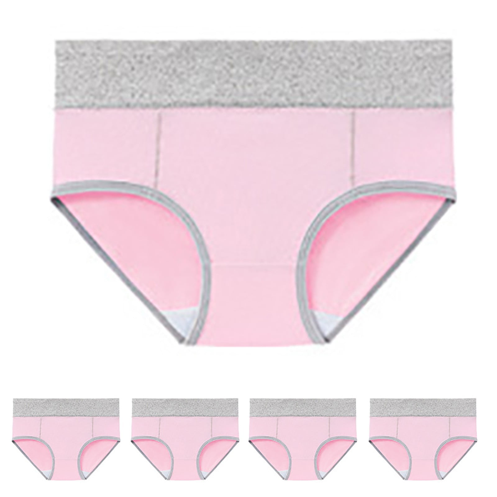 Cotton Underwear for Women Mid Waisted Comfortable Breathable Plus Size ...