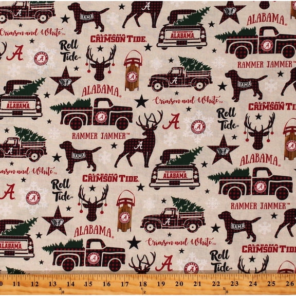 Alabama Crimson Tide Fabric