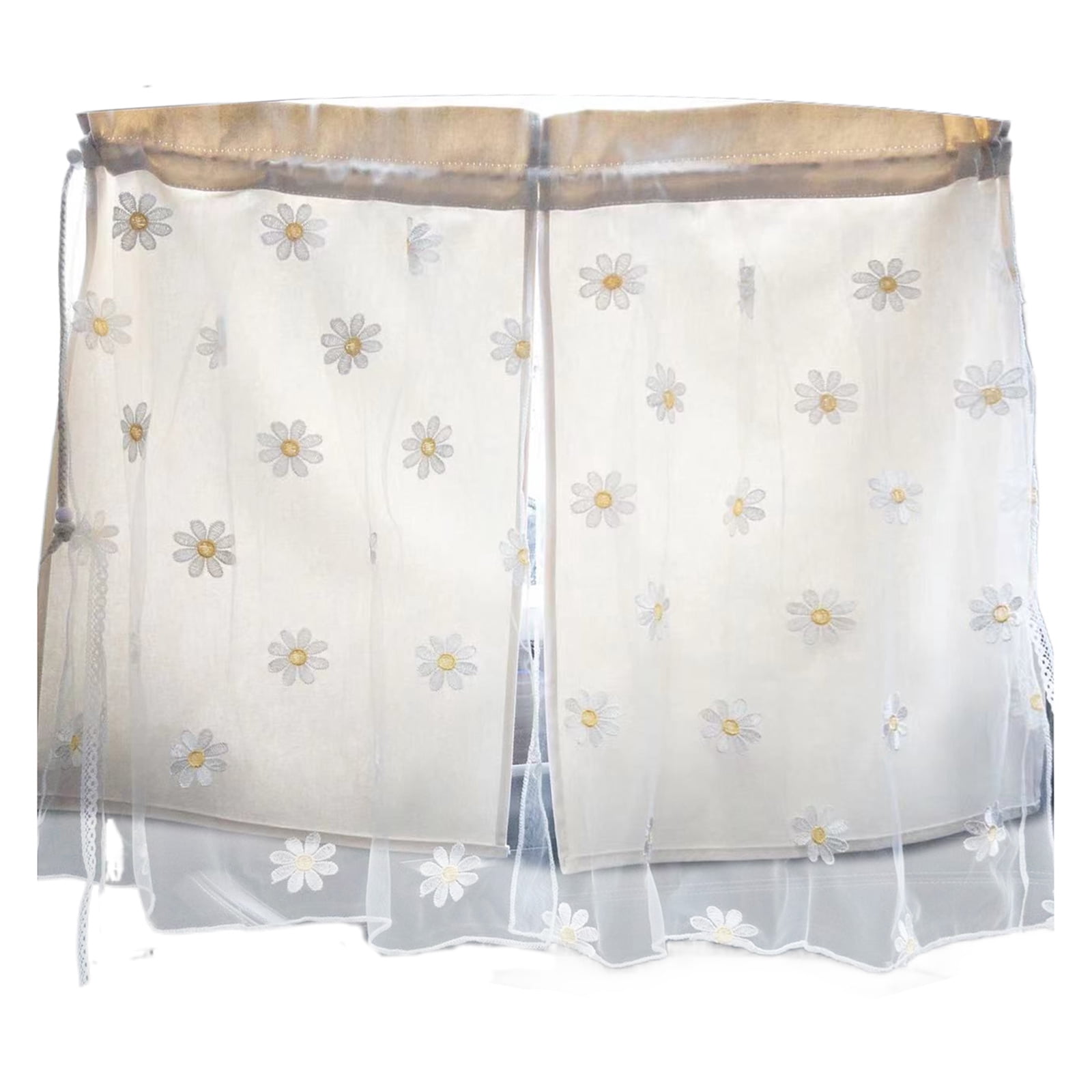 Cotton Vehicle Window Drape Auto Window Screen Embroidery Flower Car ...