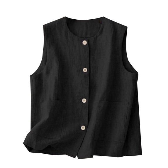 Cotton Vests For Women,Ribbed Tank Tops Athletic Tank Tops Linen Summer ...