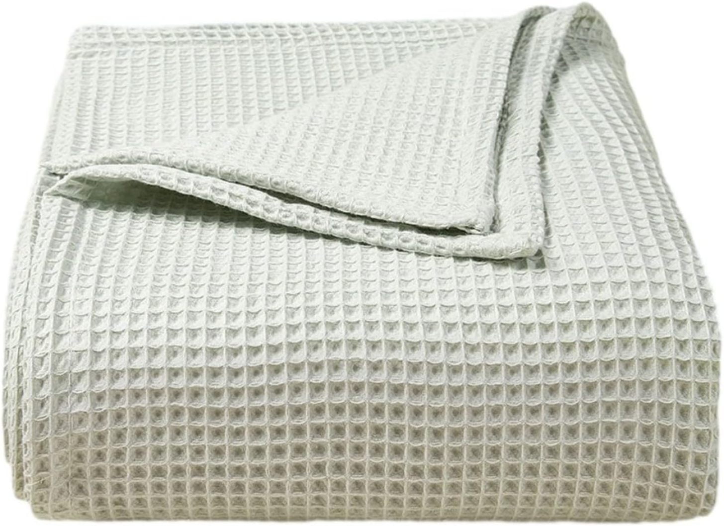 Cotton Waffle Weave Blanket, Waffle Pineapple Mesh Blanket,Lightweight ...
