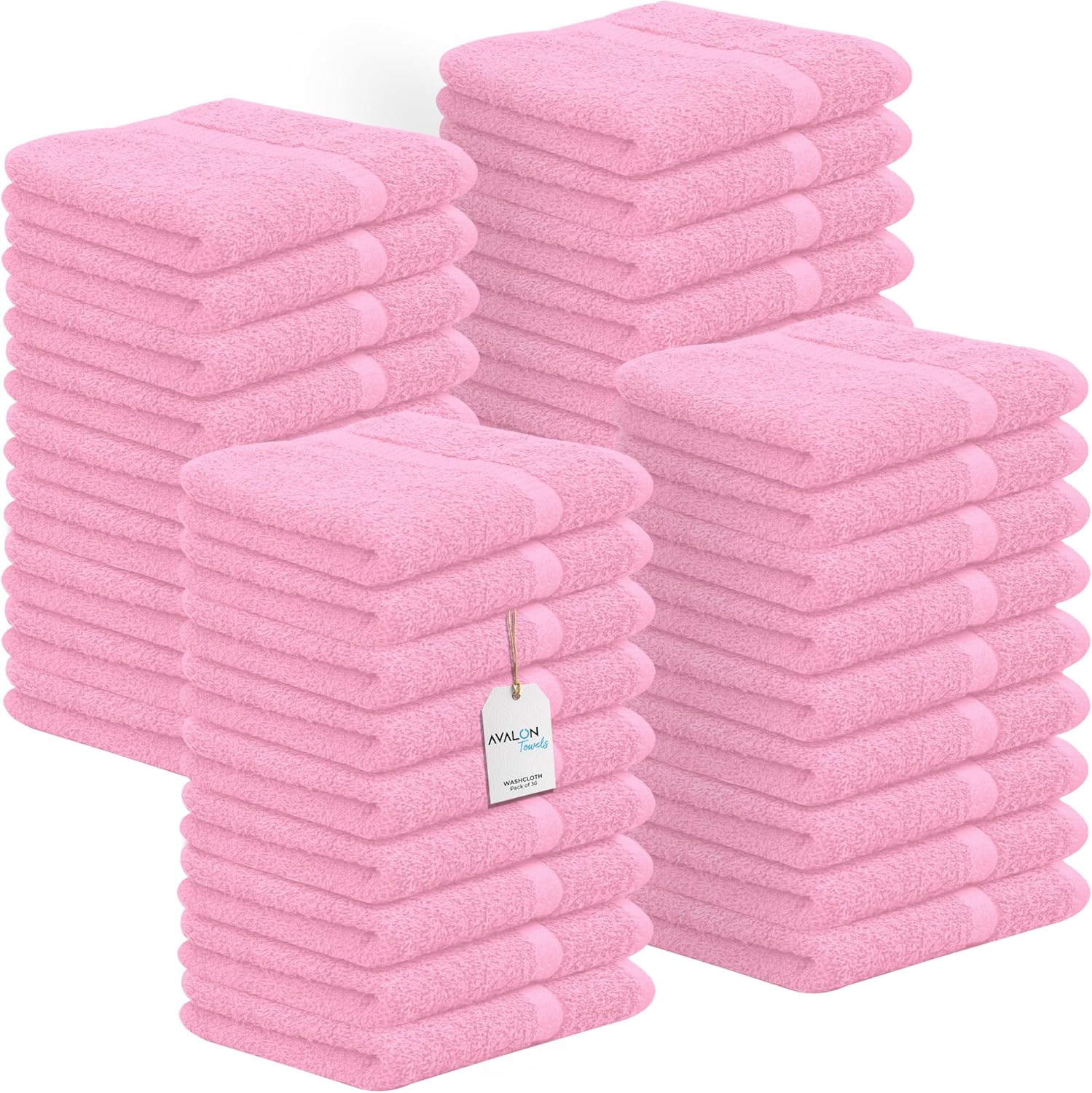 Cotton Washcloths \u2013 (Pack of 36) Size 12x12 Inches, 100% Ring Spun ...