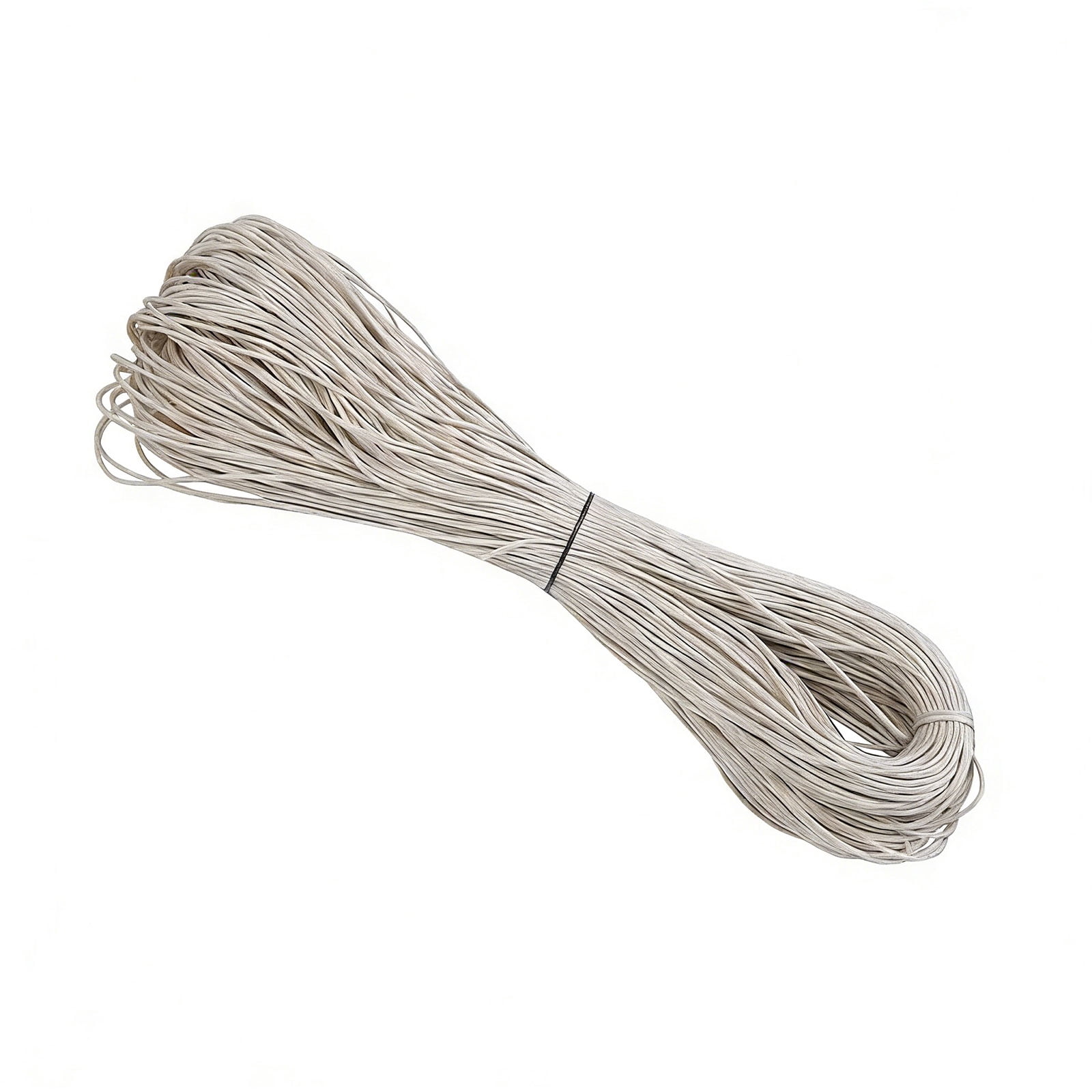 Cotton Waxed Thread Braiding Cord String 65.61yardX1mm Weaving Thread ...