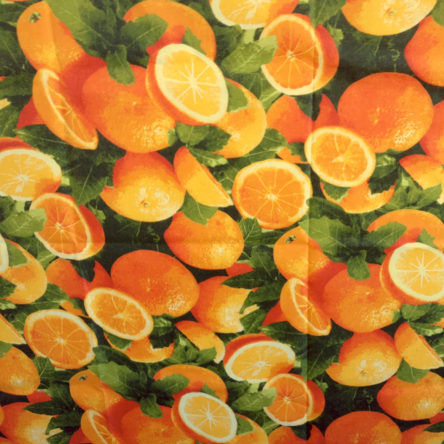 Cotton Window Valance Fruits Print 58 Inch Wide Oranges Allover ...
