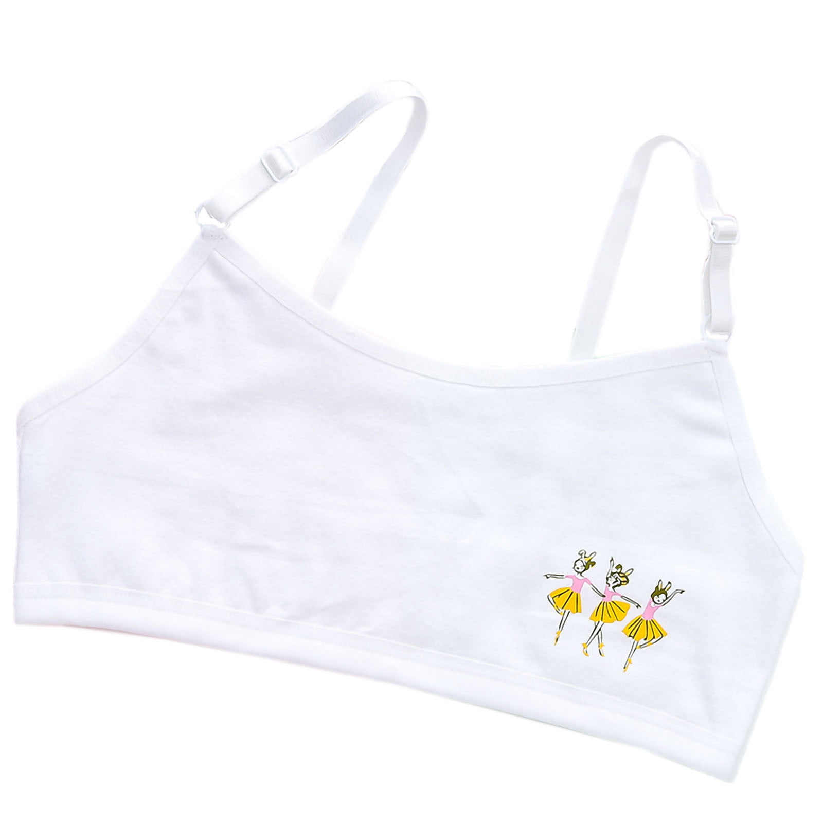 Cotton Wireless Bra New Girl Solid Color Soft Comfortable Breathable ...