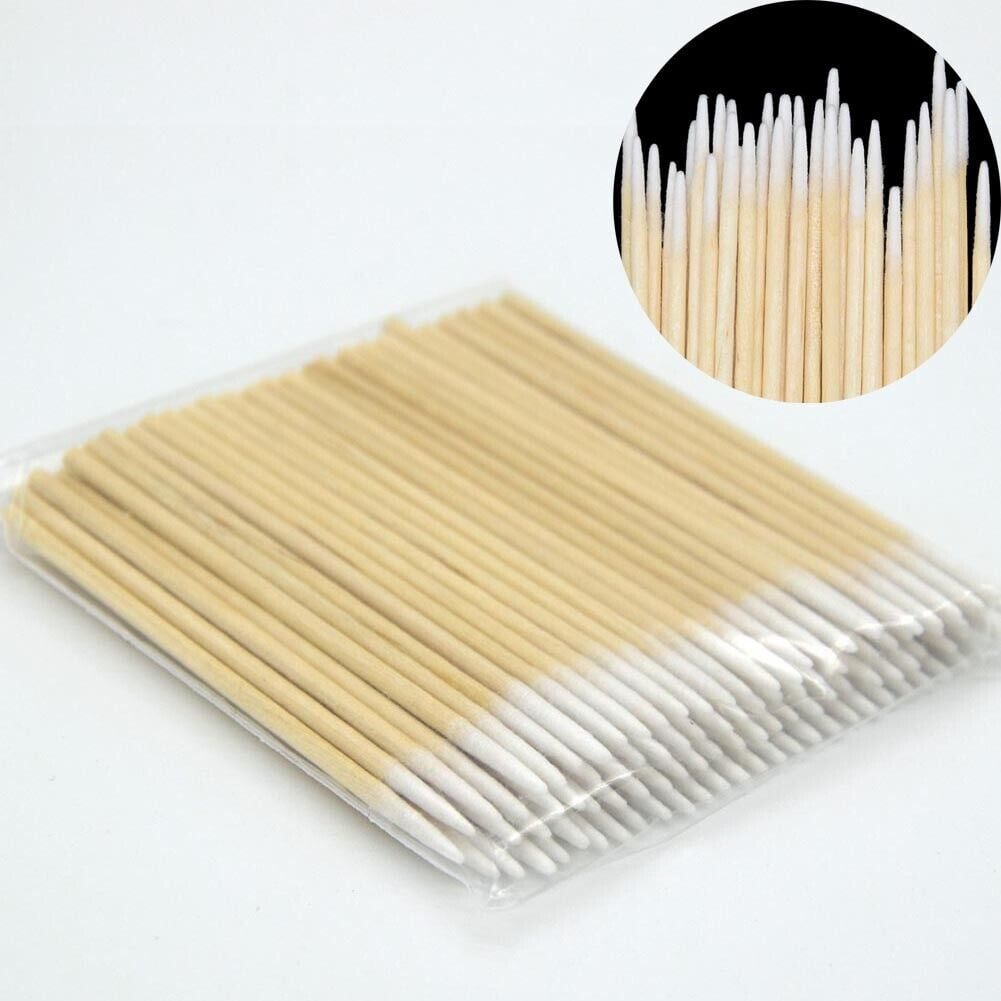 Cotton Wooden Swabs Swab Applicator Q-tips Double Tip Stick Ear ...