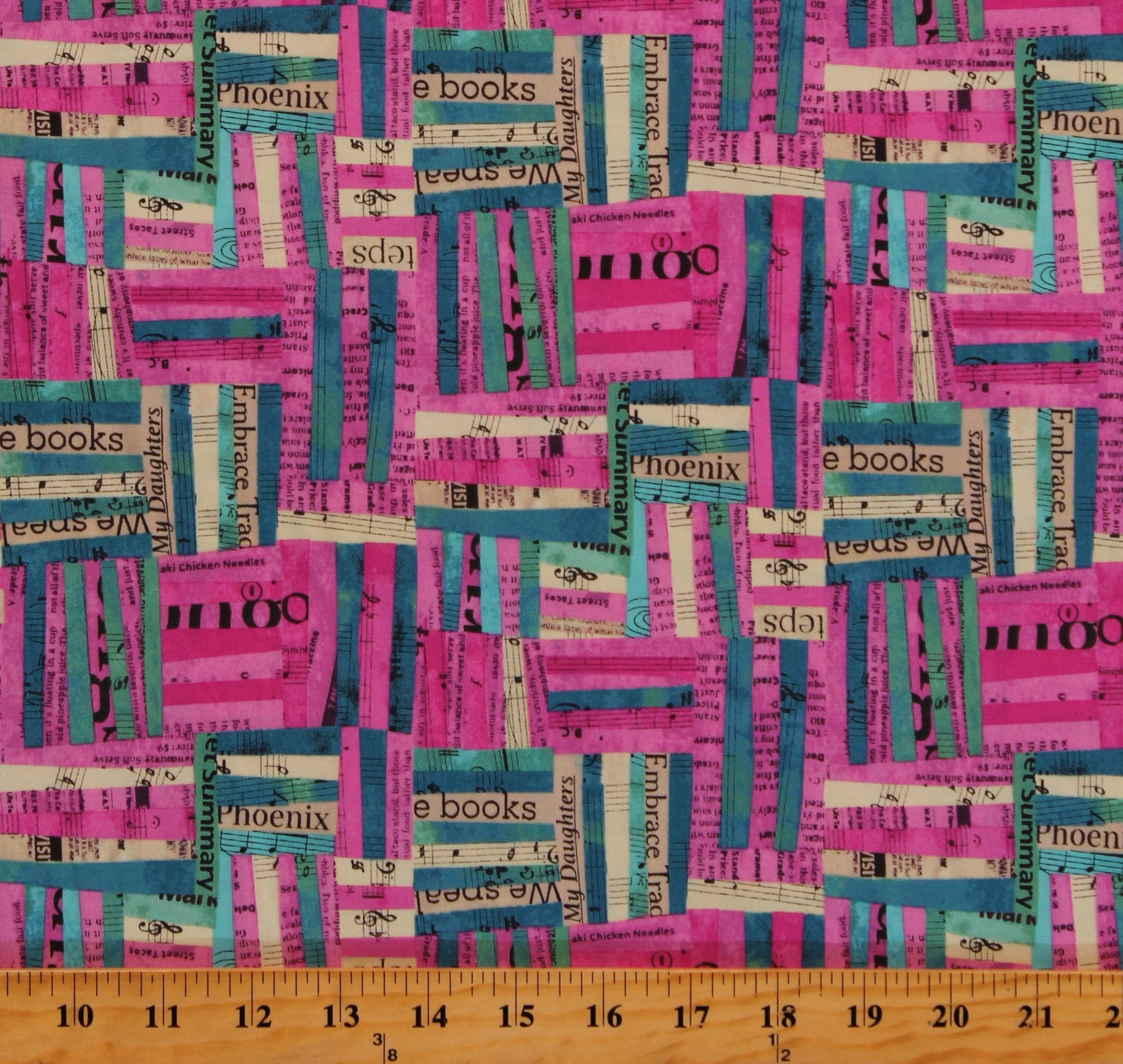 Cotton Words Collage Music Notes Books Librarian Wish by Carrie ...