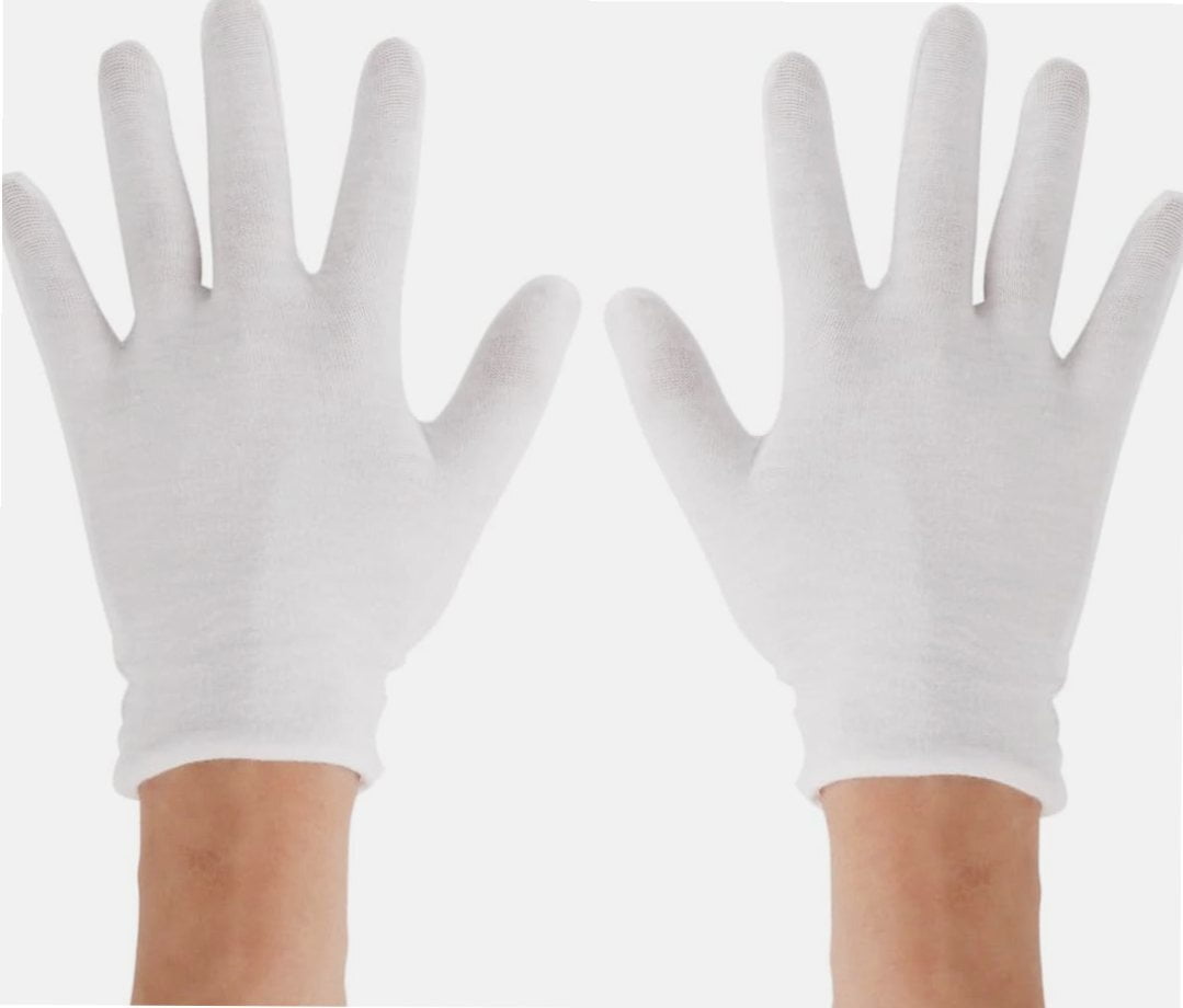 Cotton Work Gloves Hand Protection for Dry Hand Moisturizing Cosmetic ...
