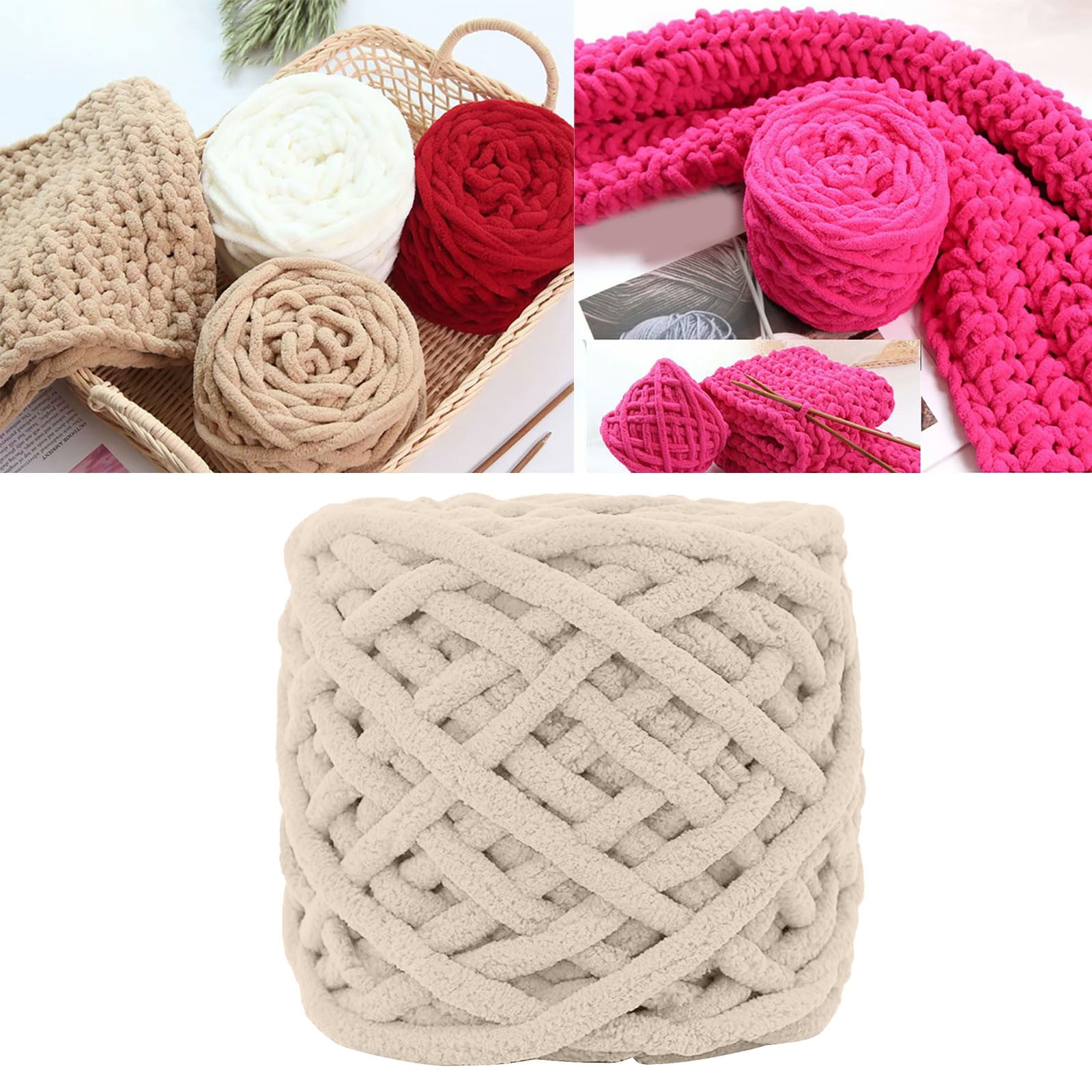 Cotton Yarn For Crocheting Loops And Threads Yarn Coarse Bristle Rod ...