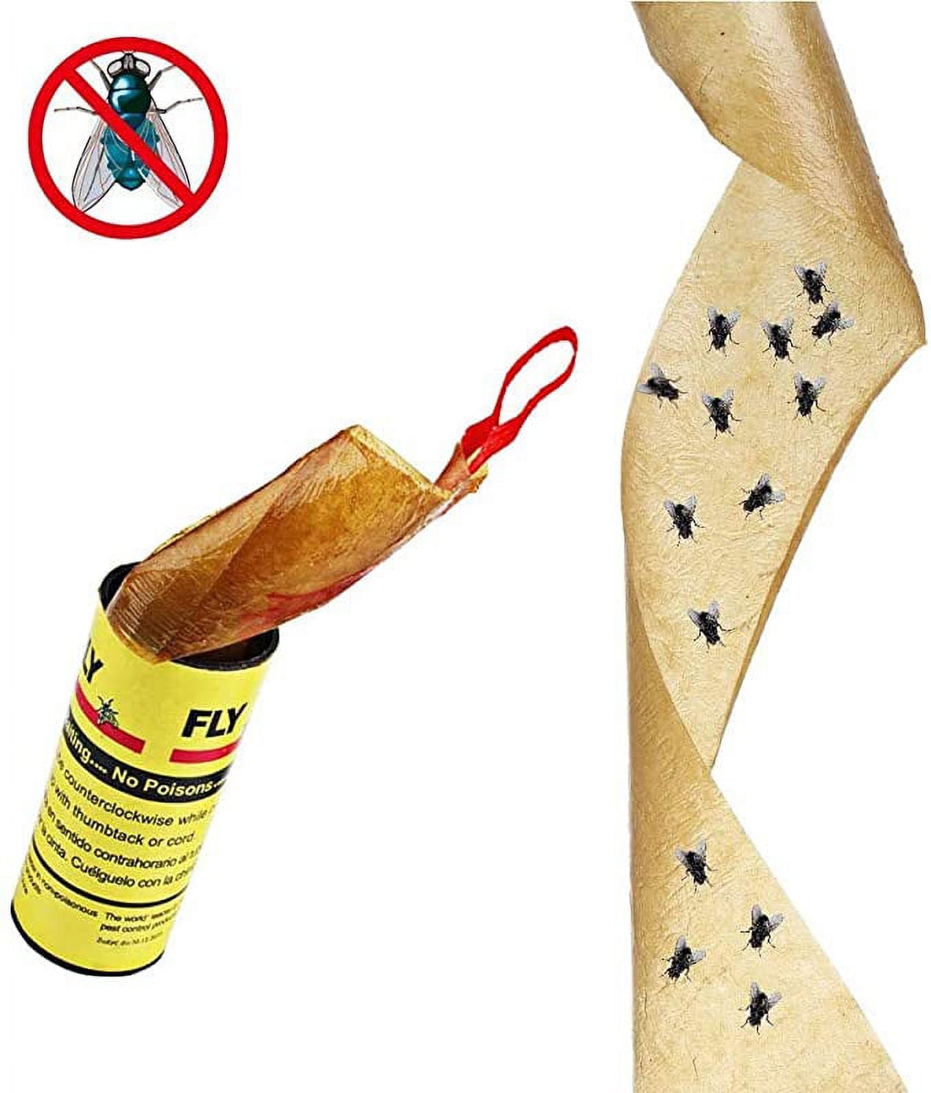 Cotton fly Fly Paper Strips,Fly Trap, Fly Catcher Trap, Fly Ribbon, Set ...