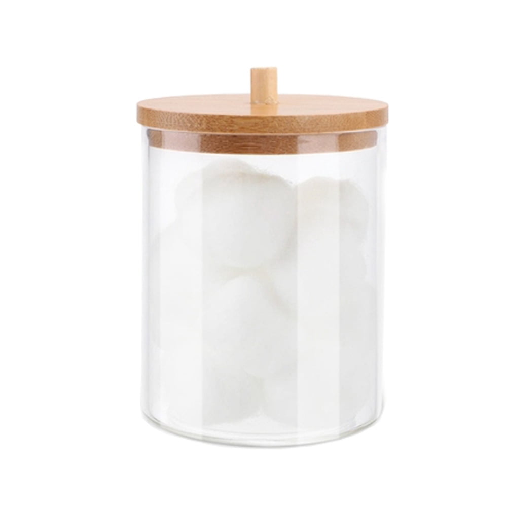 Cotton swab storage box portable round container two-in-one household ...