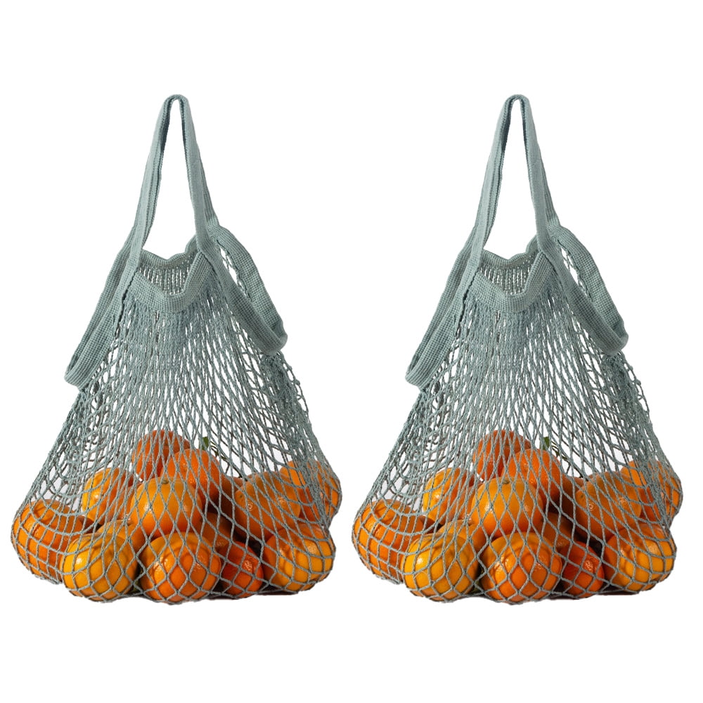 Cotton thread bag fruit and vegetable bag simple portable shopping mesh ...