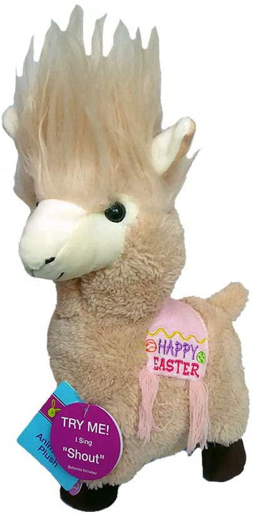 Cottondale Animated Easter Plush Llama Stuffed Animal Alpaca Musical ...