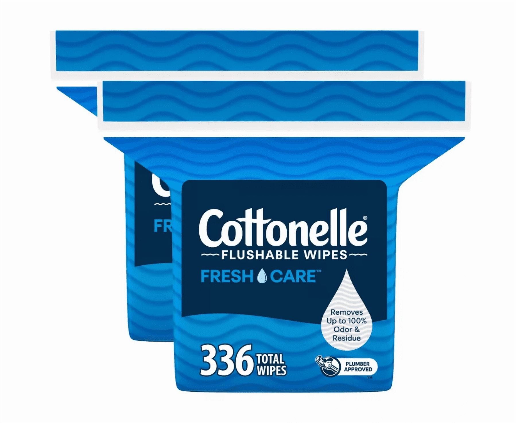 Cottonelle Flushable Wet Wipes Count 2pk/168ct - Walmart.com
