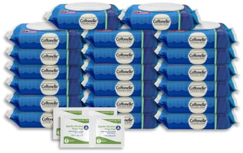 Cottonelle Flushable Wipes: 20 Packs of 42 (840 Total), Resealable ...