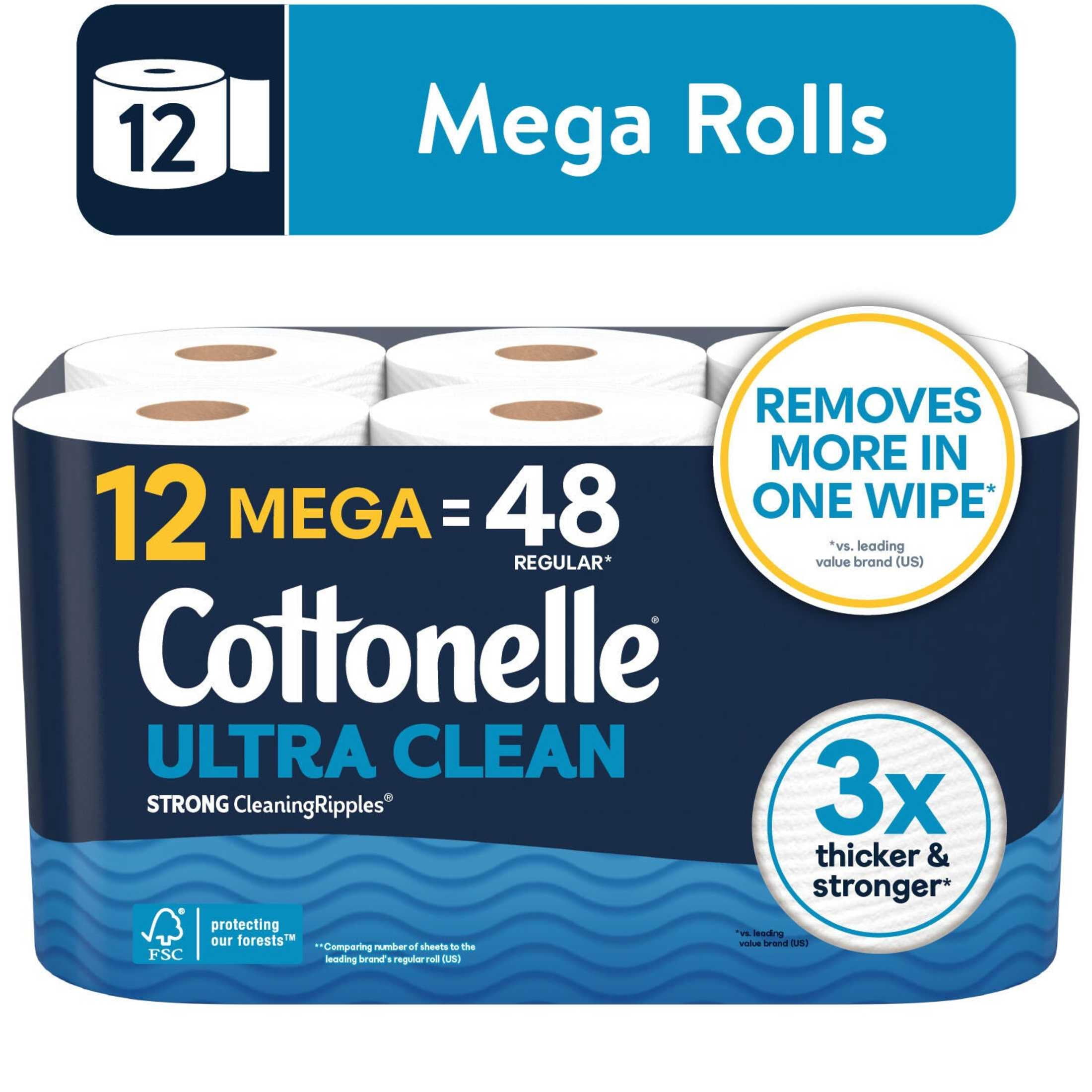 Cottonelle Ultra Clean Rolls - Paper rolls for home services - Walmart ...