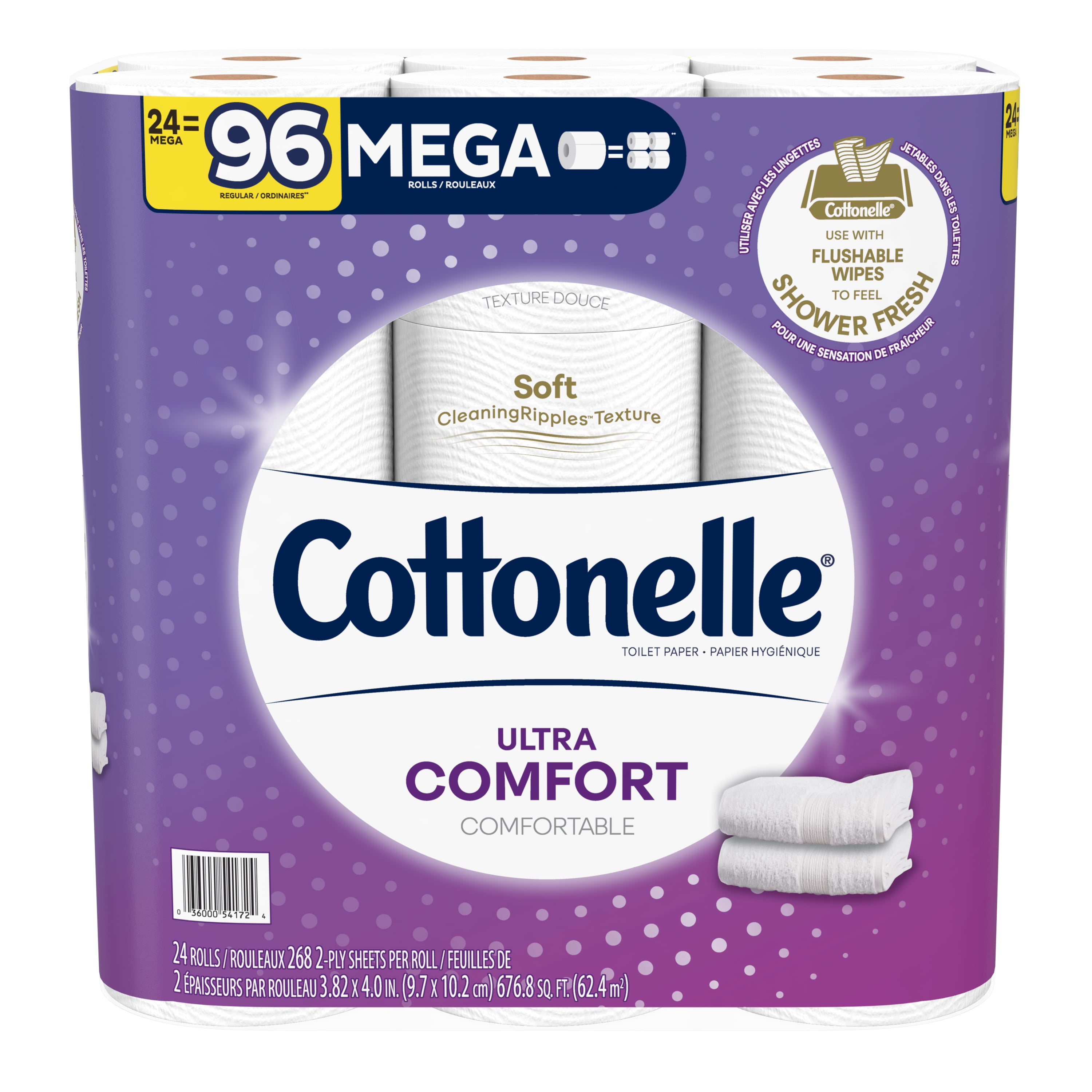 Cottonelle 24 Mega Rolls