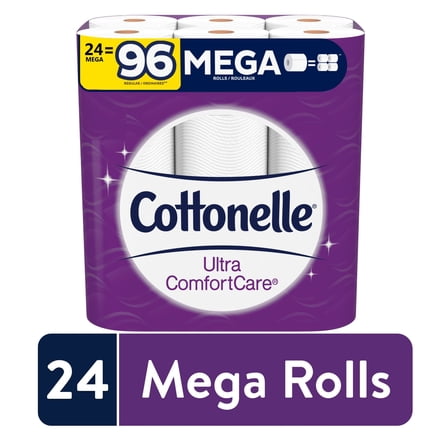 Cottonelle Ultra Comfort Toilet Paper, Ripple Super Plush, 30 Mega ...