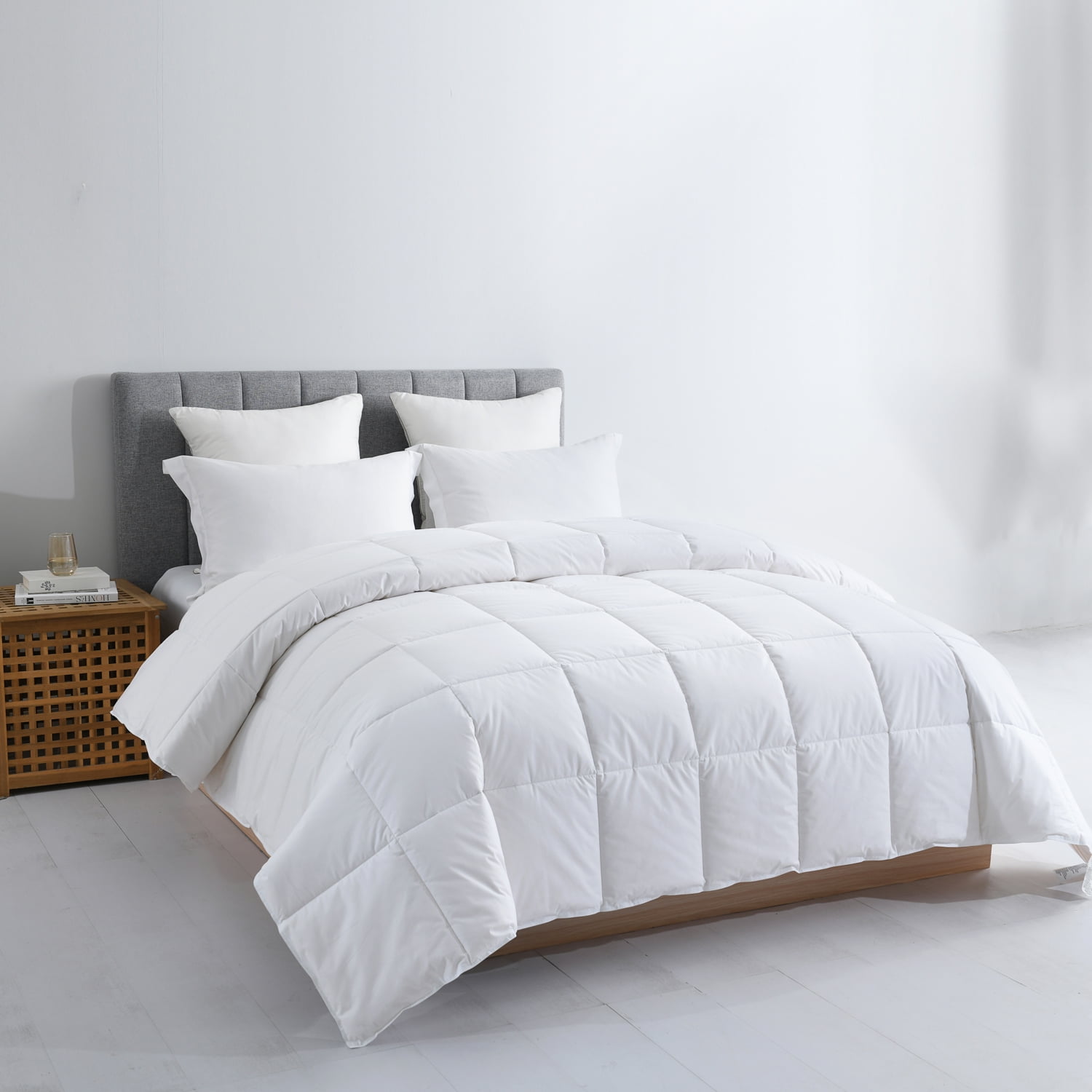 Cottonpure Organic 300 Thread Count Cotton Filled Comforter - Walmart.com