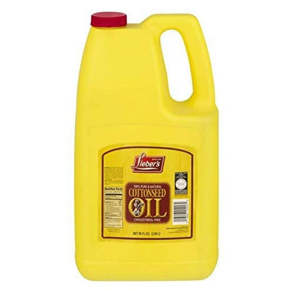 Cottonseed Oil, 100% Pure & Natural, Kosher For Passover, 96 FL OZ ...