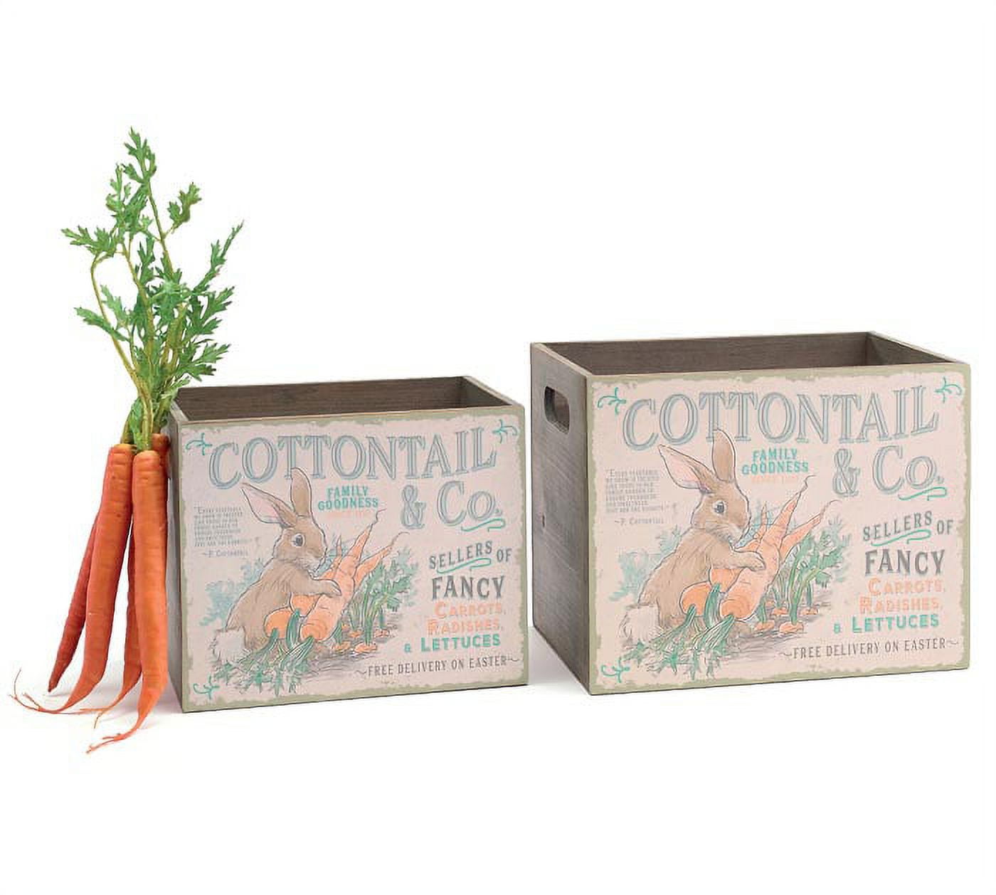 Cottontail Co Nested Wood Planters - Walmart.com