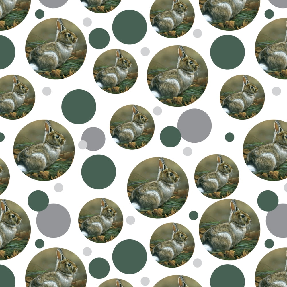 Cottontail Rabbit Bunny Premium Gift Wrap Wrapping Paper Roll - Walmart.com